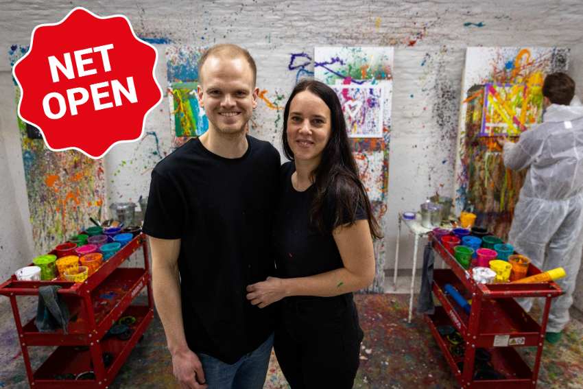 Antwerp Splatter Studio uniek in België: “In onze kelder mag je met verf doen wat je thuis beter ...